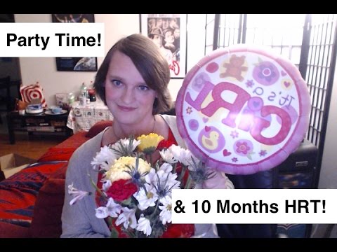 Coming Out Party & 10 Months HRT!!! (MTF Transgender) - YouTube