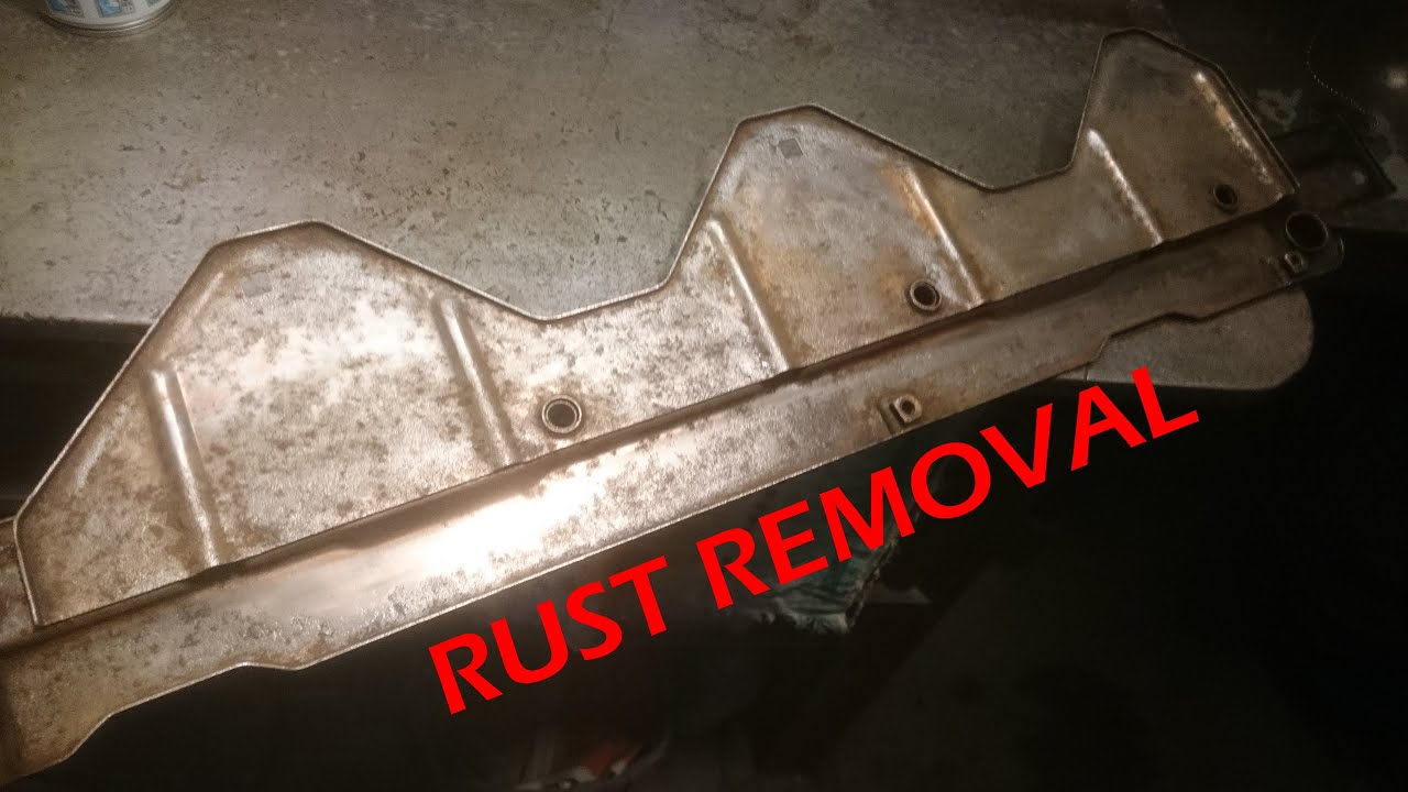 Chemical rust removal with citric acid/ Ruosteenpoisto sitruunahapolla ...