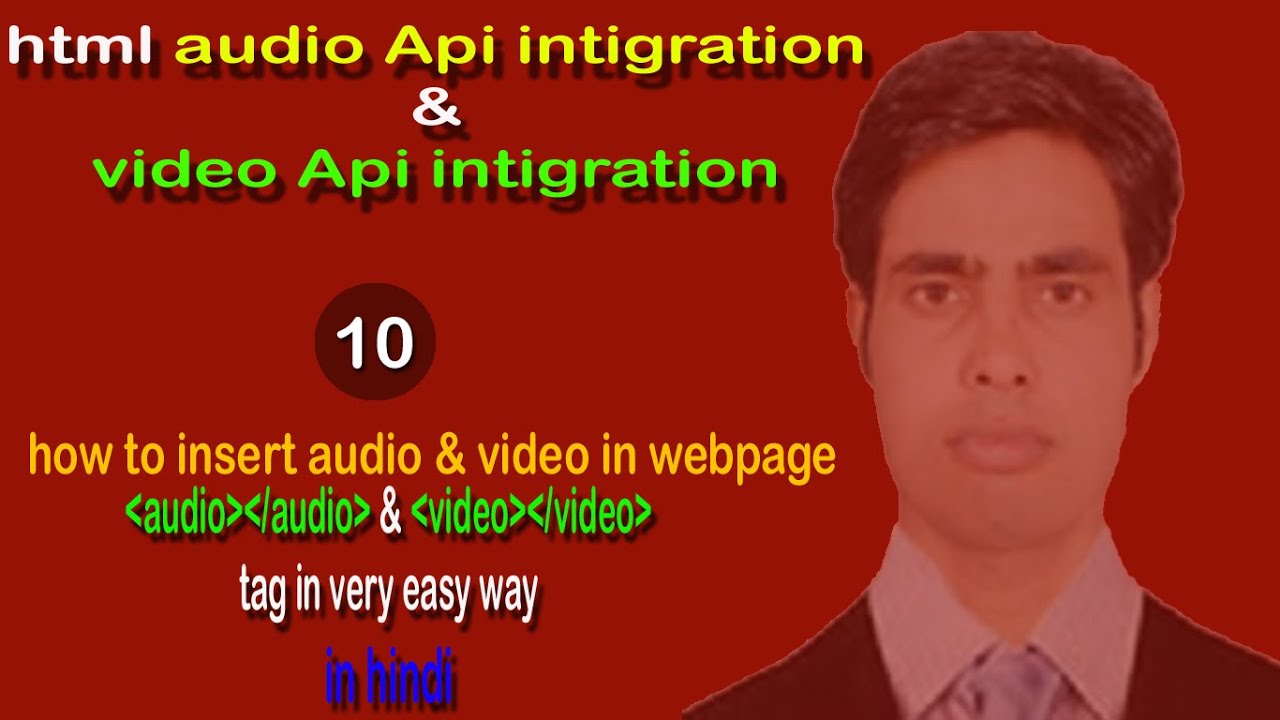 10 html audio Api intigration & video Api intigration - YouTube