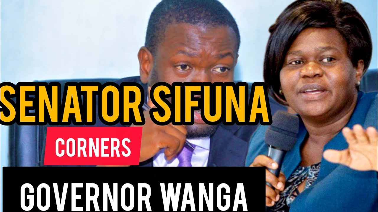Senator Edwin Sifuna corners Governor Wanga during the Senate grilling ...