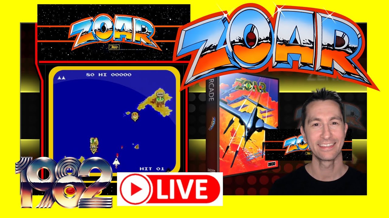 Zoar (Arcade) - Chronologically Gaming is LIVE! #arcade #dataeast # ...