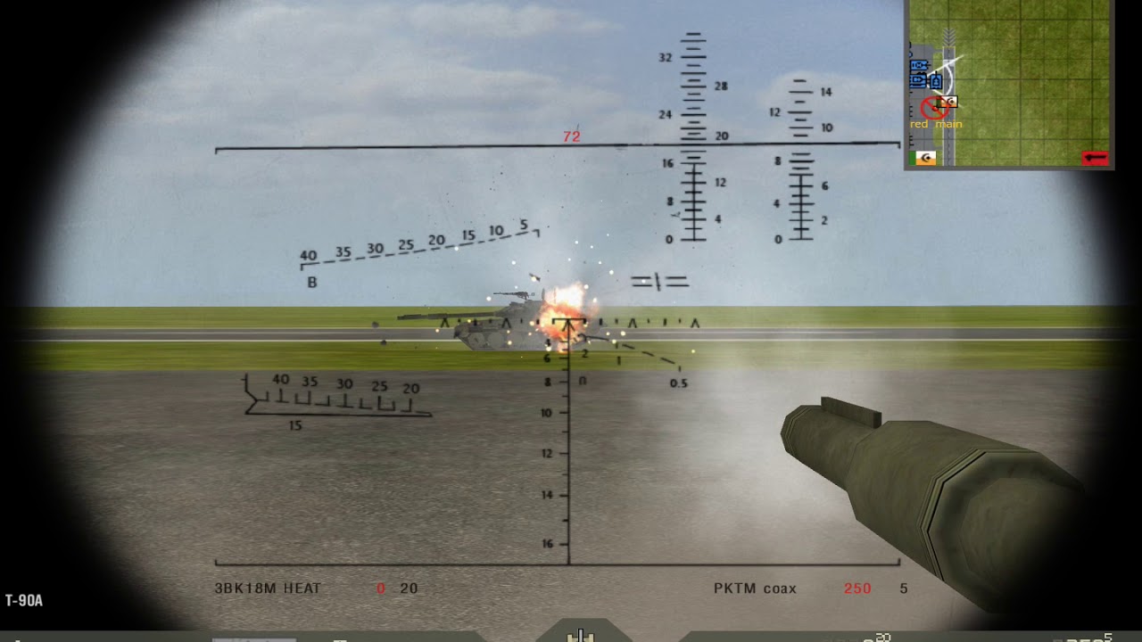 Working tank APS (active protection system) - YouTube