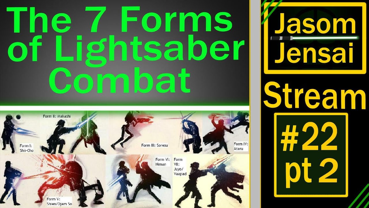 The 7 Forms of Lightsaber Combat - Star Wars | Combat - YouTube