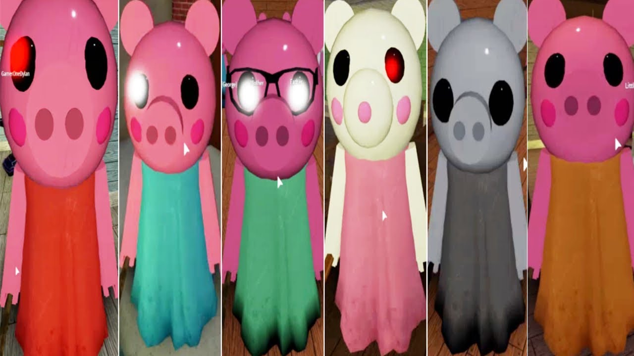 Playing as ALL CHARACTERS! Roblox PIGGY Role Play - YouTube