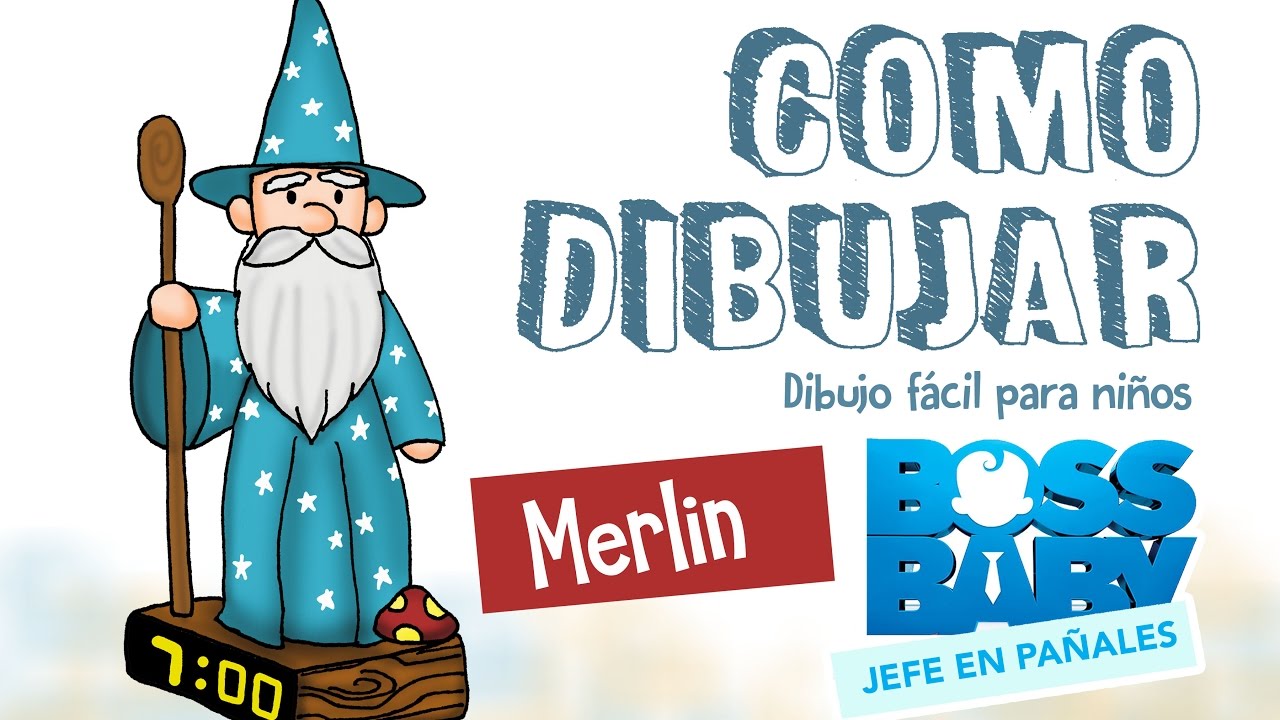 Como dibujar bebe en pañales Merlin / dibujo fácil para niños - YouTube