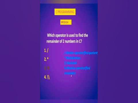C PROGRAMMING MCQS(13,14,15) Questions and Answers/Placement MCQS #c #programming #mcqs #coding ...