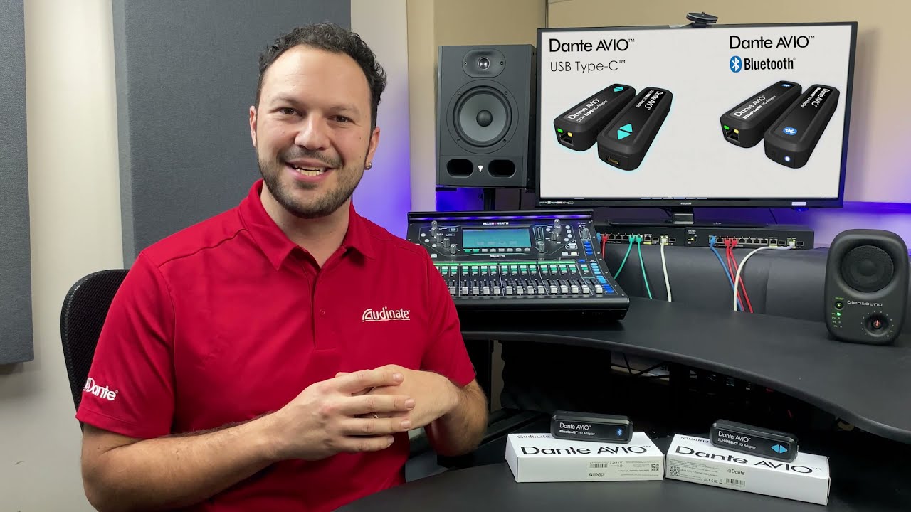 New Products: Dante AVIO USB C and Bluetooth Adapters - YouTube