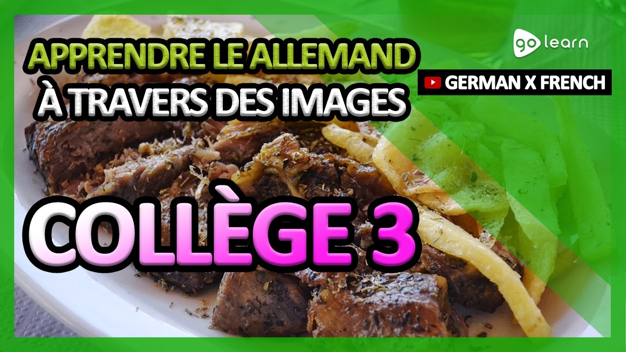 Apprendre Le Allemand À Travers Des Images |Vocabulaire Allemand ...