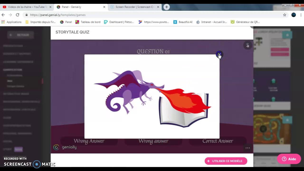 Tutoriel Genially (gamification) - YouTube