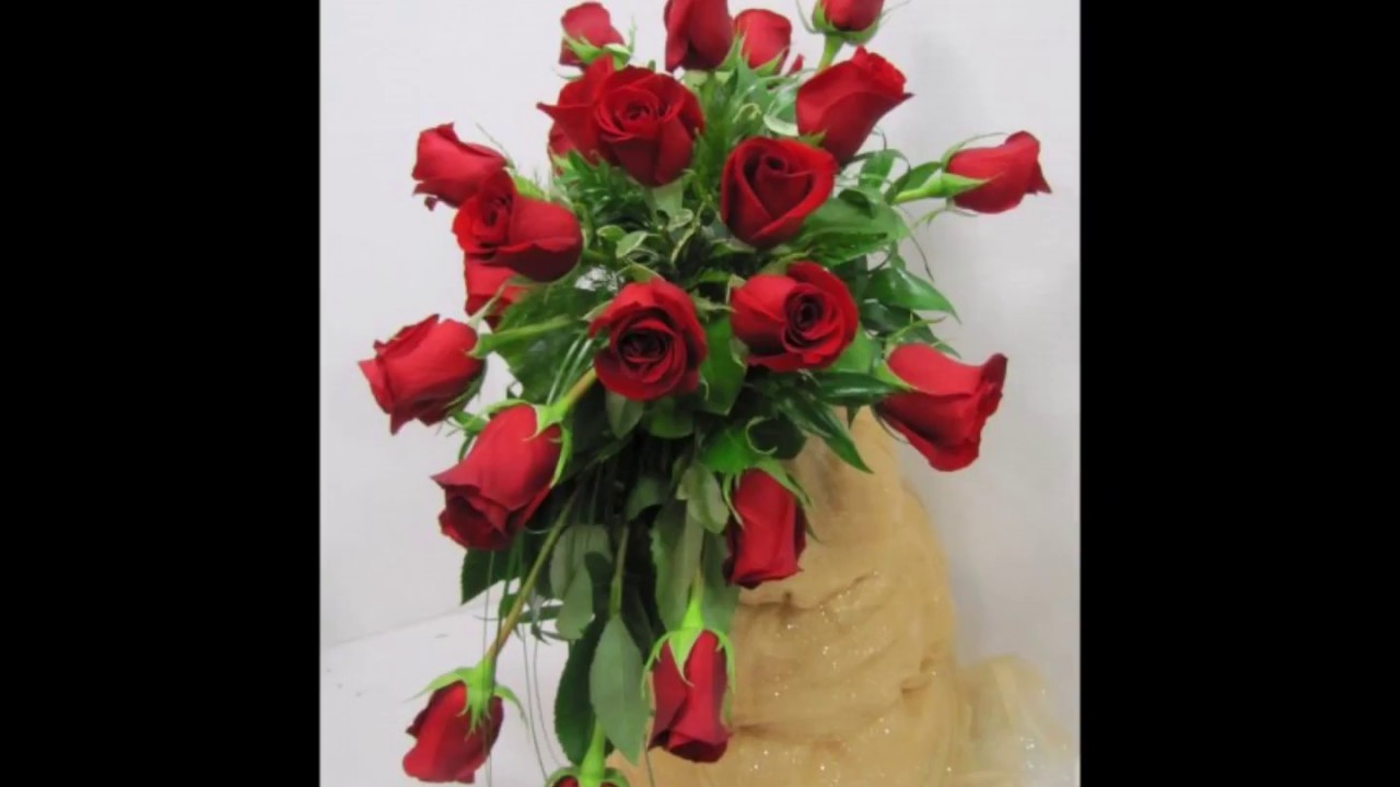 How to Make a Cascade Bouquet - YouTube