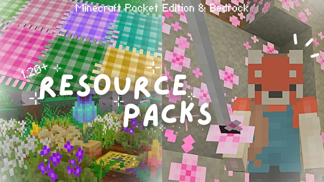 9 aesthetic and adorable resource packs for Minecraft 1.20 pe/be . *. ⋆ ...