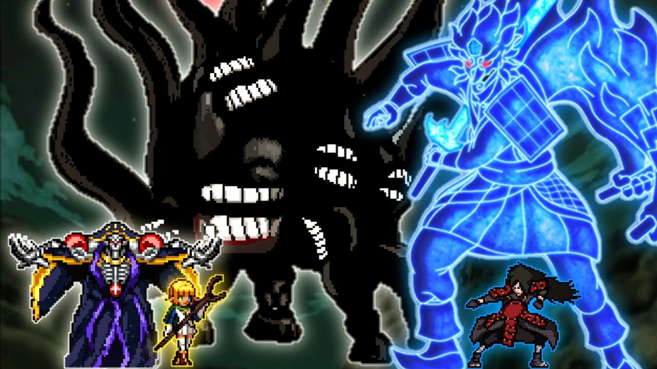 Ainz Ooal Gown OP(New) VS Madara Uchiha OP in Jump Force Mugen - YouTube