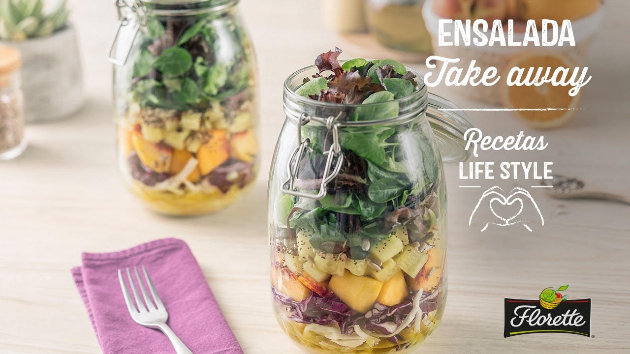 Ensalada Take Away - Recetas Florette - YouTube