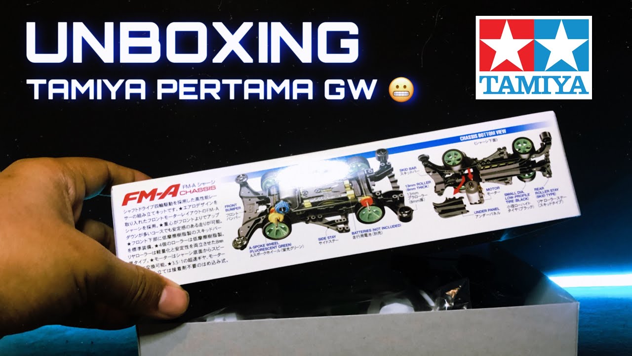 PERTAMA KALI UNBOXING TAMIYA | GREAT MAGNUM R | TAMIYA | les’t and go ...