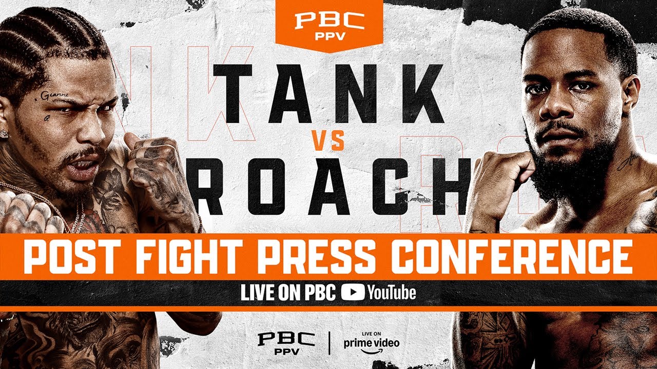 Tank vs. Roach POST-FIGHT PRESS CONFERNCE | #TankRoach - YouTube