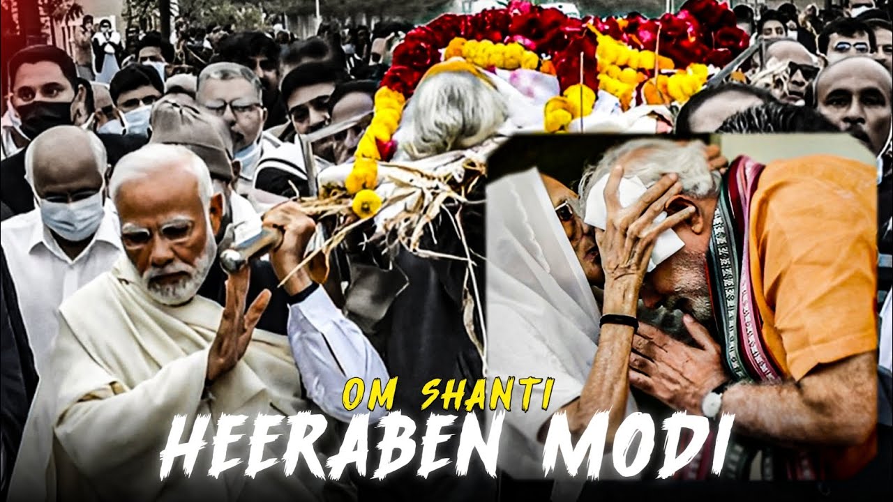 Narendra Modi Mother Heraben Modi's Death-Sad Status 🥺 of Narendra Modi ...