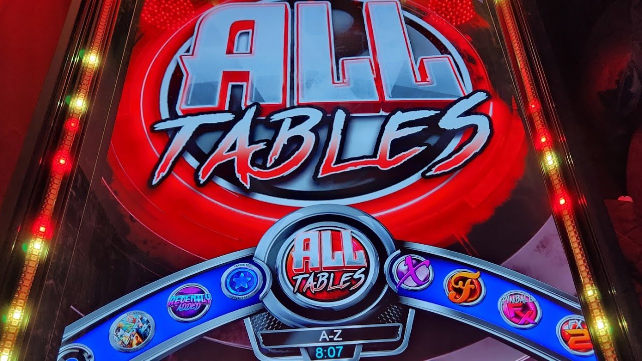 VPX complete build all 4k recorded playfields and new playlist media ...