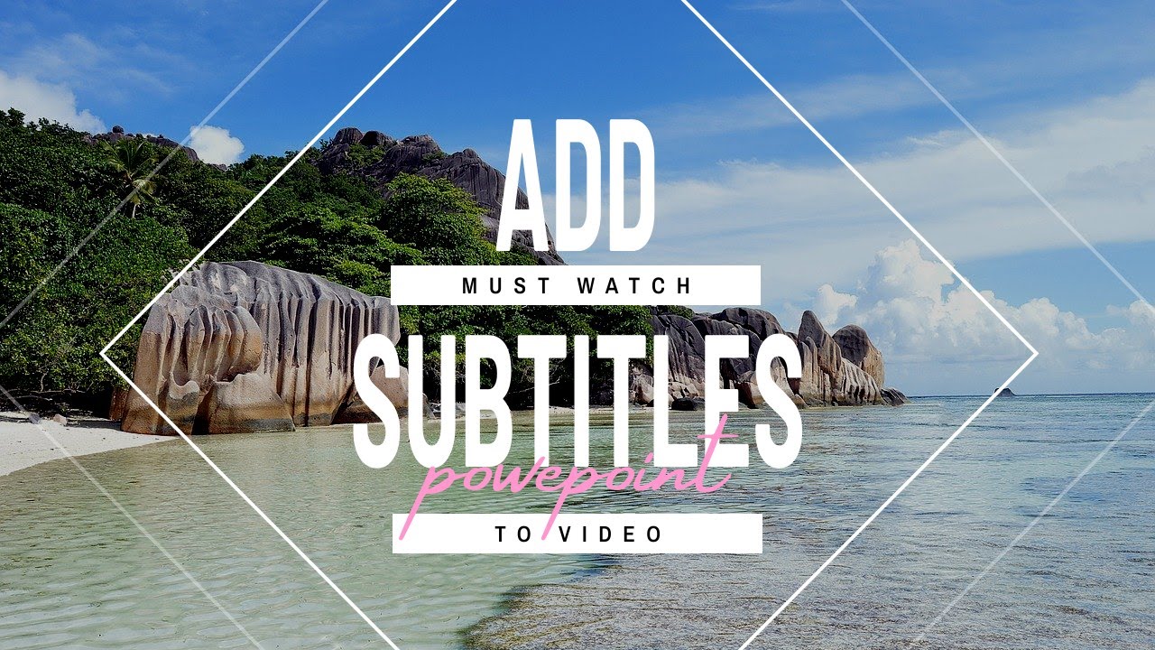 How to add subtitles to video and audio in PowerPoint presentation ...