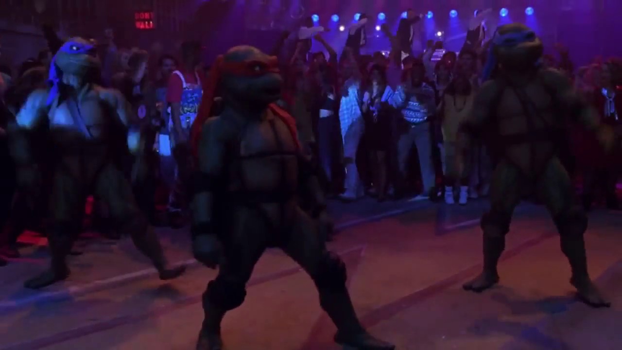 'Ninja Rap' scene from Teenage Mutant Ninja Turtles part.1 - YouTube