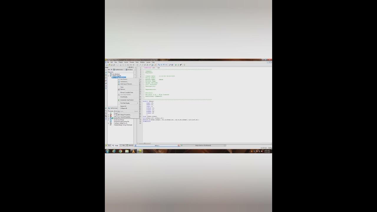 verilog code for demultiplexer - YouTube