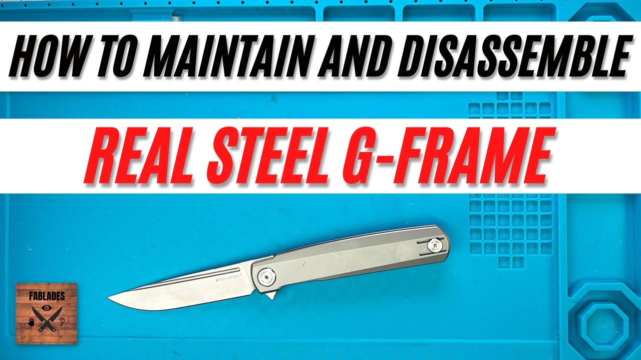 How to Maintain and Disassemble Real Steel G-Frame. Fablades Full ...