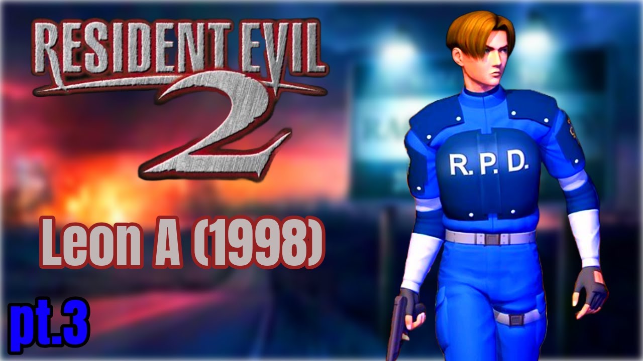 Resident Evil 2 (1998) Leon A pt.3 - YouTube