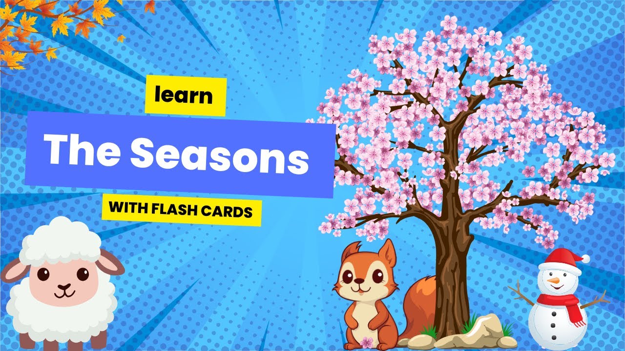 Learn the Seasons through Flash Cards - YouTube