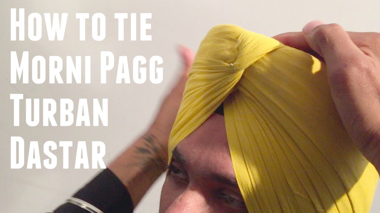 How to tie Morni Pagg Turban Dastar | JAGPREET SINGH | Full HD 2015 ...