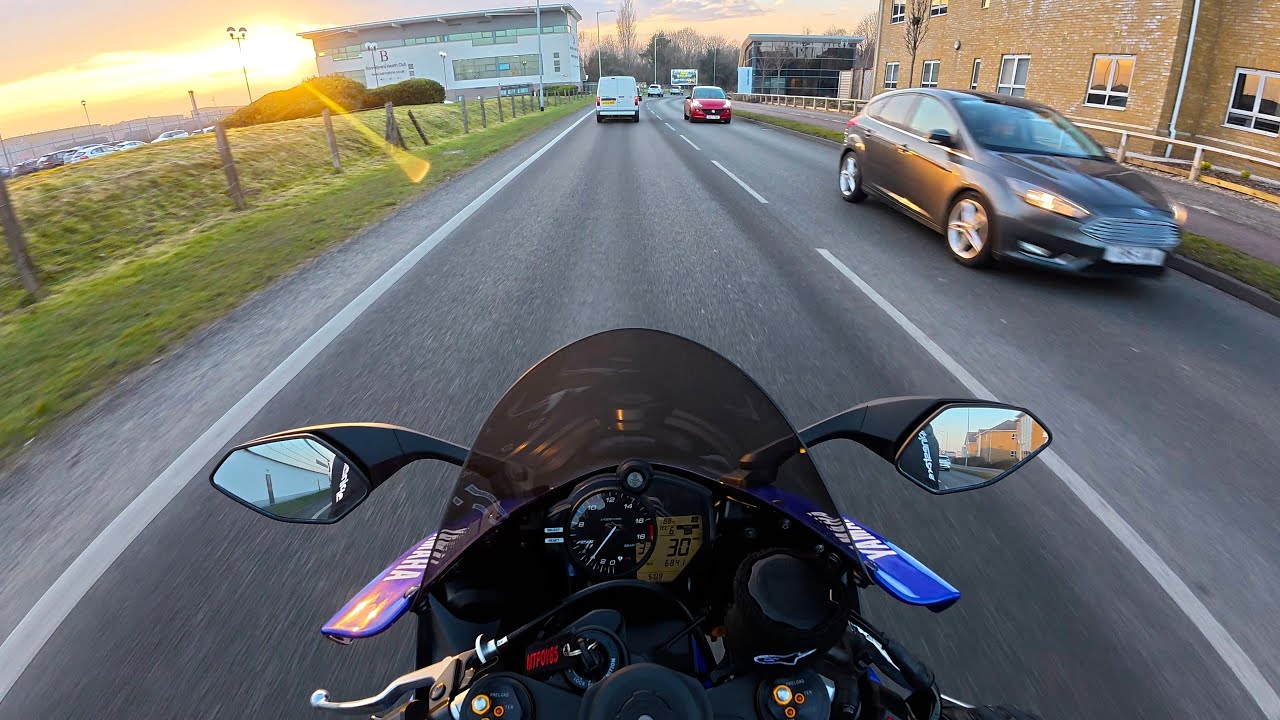 Yamaha R6 First Ride With DJI Action 5 Pro | 4K POV #yamaha #motorcycle ...