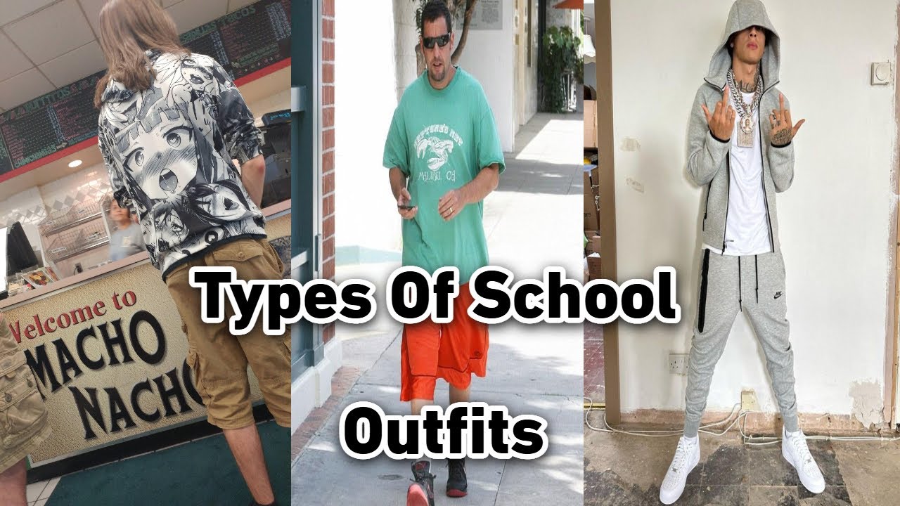 Types Of School Outfits - YouTube