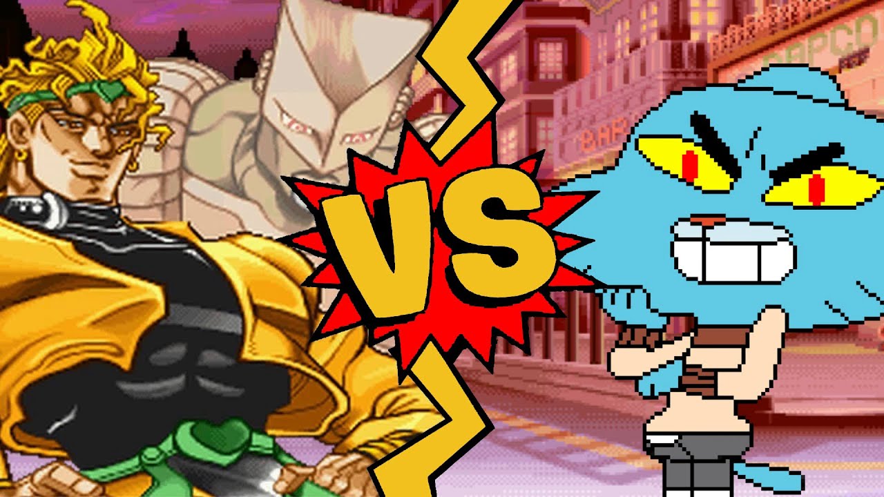 M.U.G.E.N Battles | Dio Brando vs Gumball Watterson | JoJo's Bizarre ...