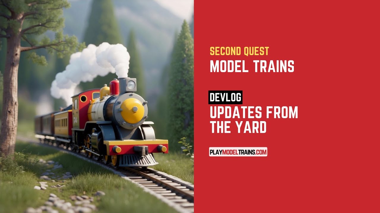 Model Trains Devlog 03 | Updates from the Yard | Terrain Editor, New ...