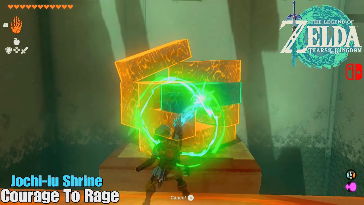 Legend Zelda Tears of the Kingdom - Courage To Pick Jochi-iu Shrine ...