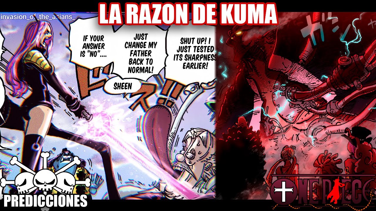 ONE PIECE 1068 | PORQUE VEGAPUNK CONVIRTIÓ A KUMA EN CYBORG? | EL ...