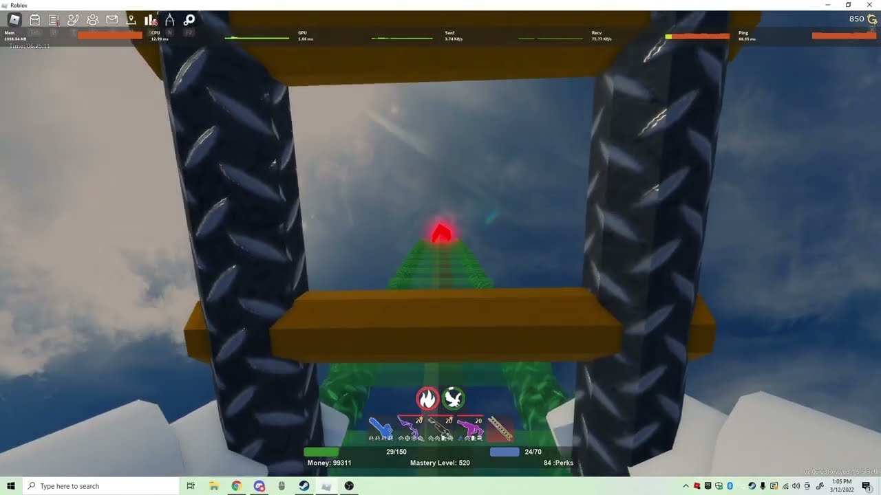 epic ladder parkour (hard mode) - YouTube