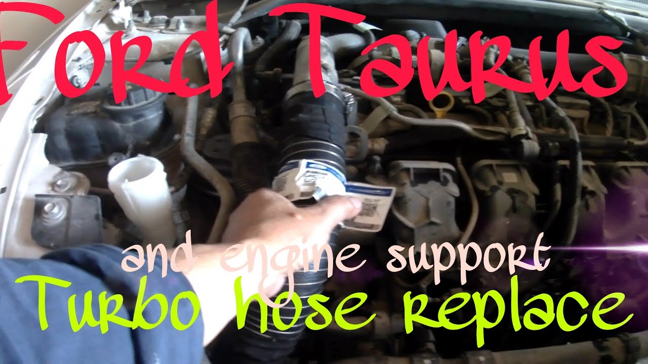 Ford taurus turbo hose and engine support replace.@boycabatomixvlogs ...