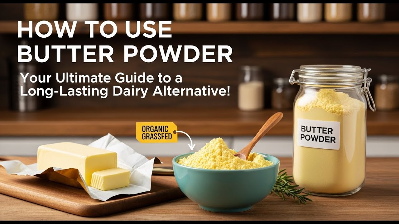 How to Use Butter Powder - YouTube