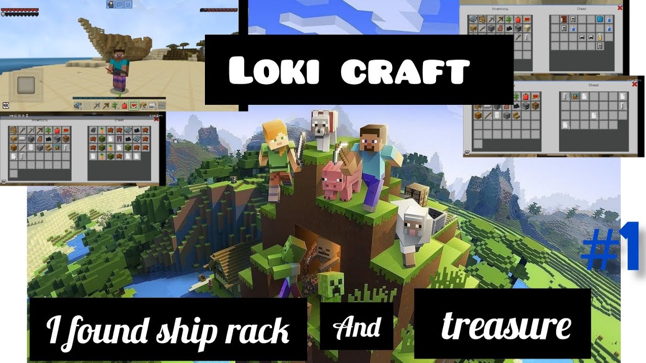 I FOUND SHIP RACK AND TREASURE CHEST | LOKI CRAFT | EPISODE 1 - YouTube