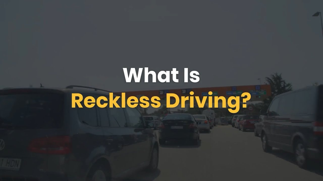 What Is Reckless Driving? - YouTube