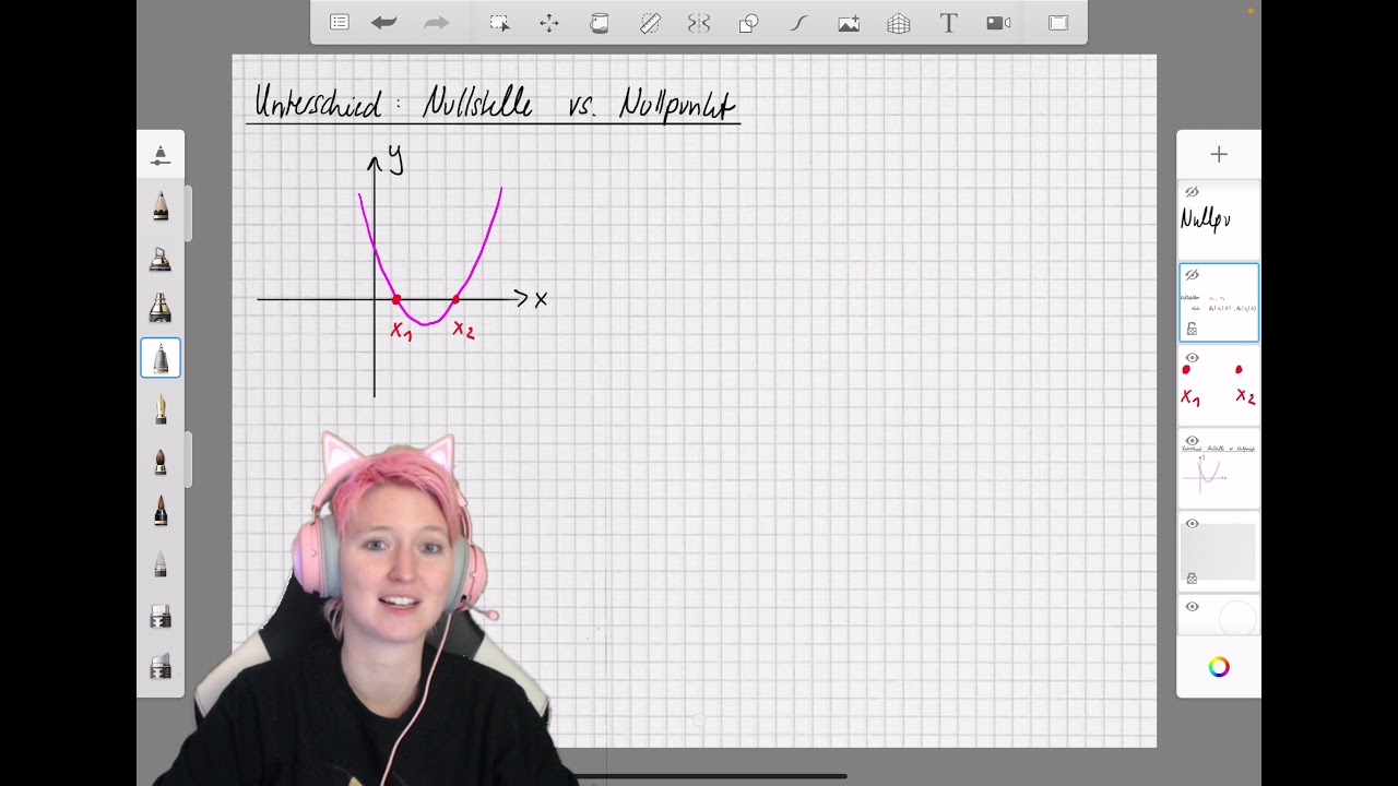 Mathe - Klasse 8 - Unterschied Nullstelle und Nullpunkt (7) - YouTube