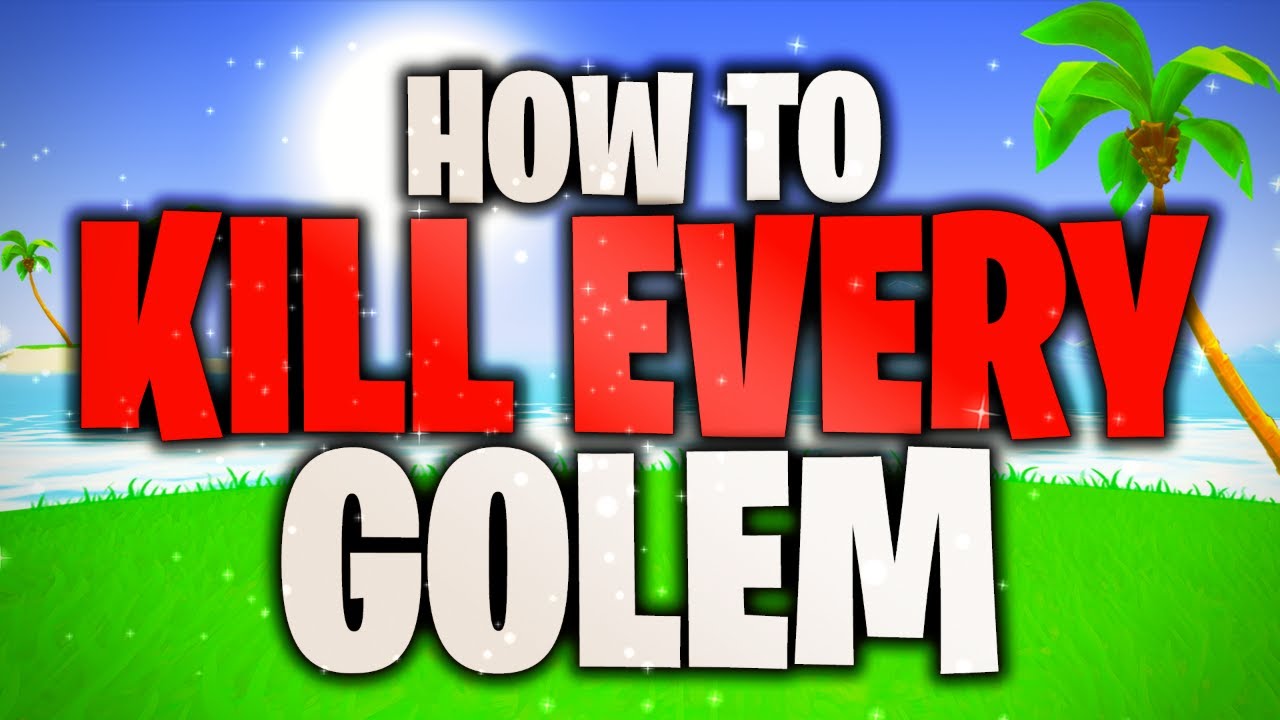 Easily Kill All 3 New Golems in LEGO Fortnite! (Lost Isles Update ...