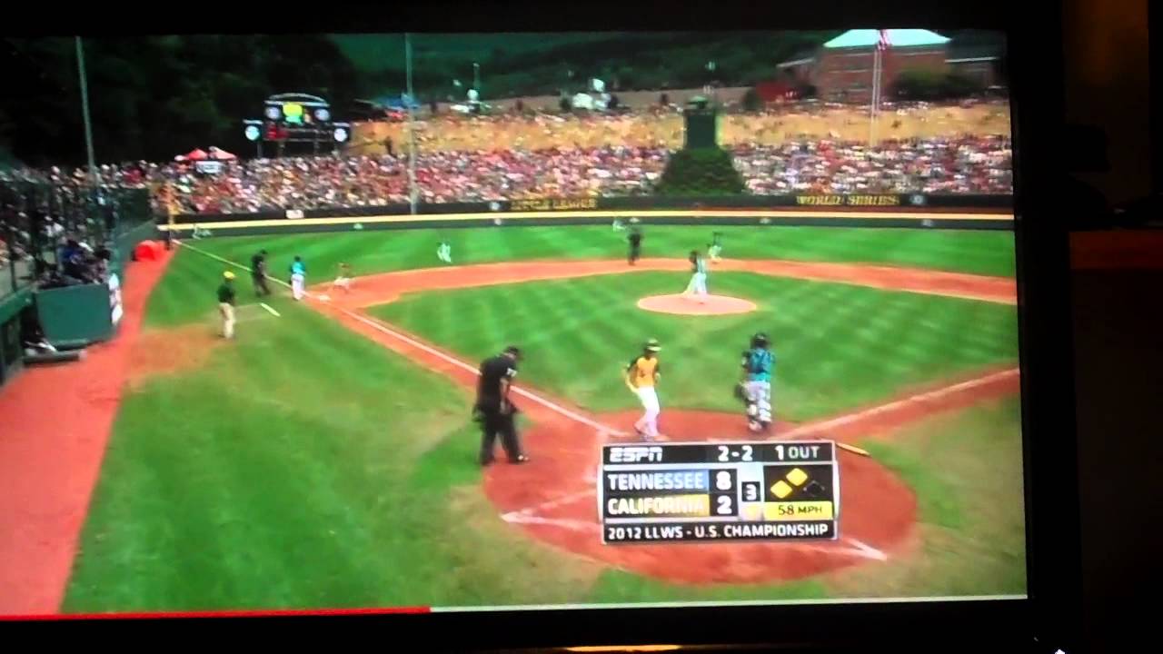 LLWS 2012 Clips- Tennessee vs California (Part 8) Bradley Smith hits a ...