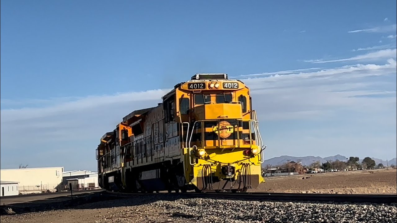 Chasing the Arizona Eastern Railway Westbound Solomon Az-San Carlos Az ...