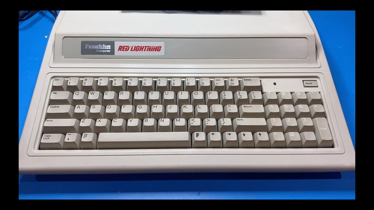 Franklin Computer Corporation's Red Lightning Prototype - YouTube
