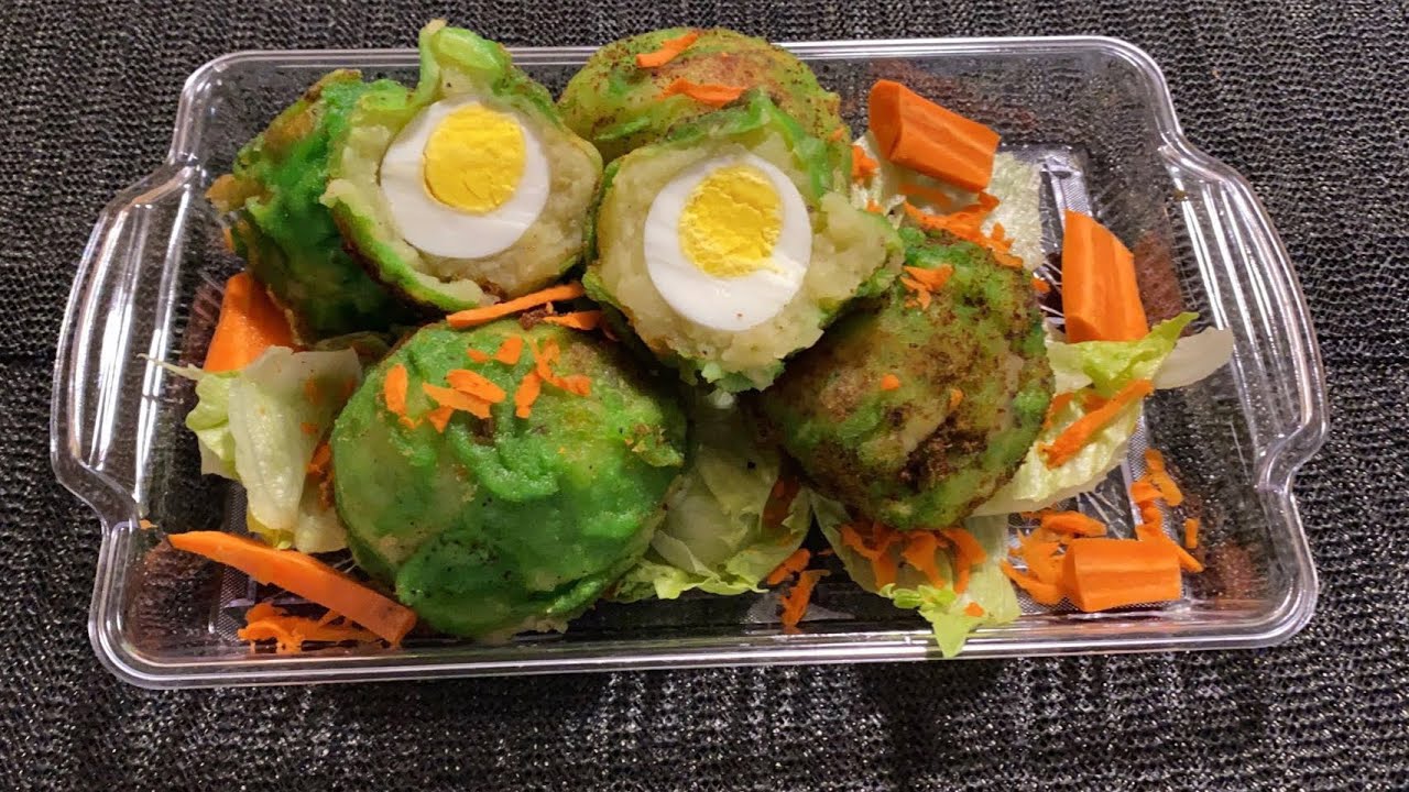 Nafaqo 😋(potatoes stuffed with eggs)easy recipe - YouTube