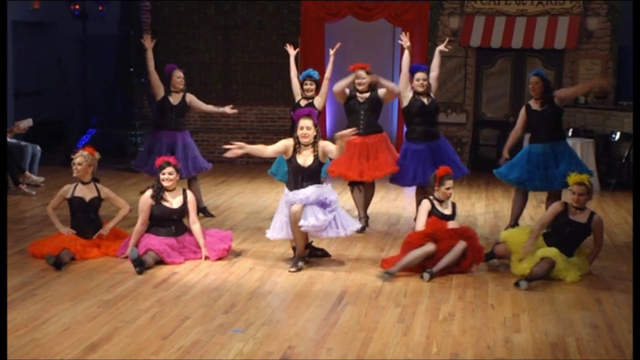 Ladies Can Can Formation - YouTube