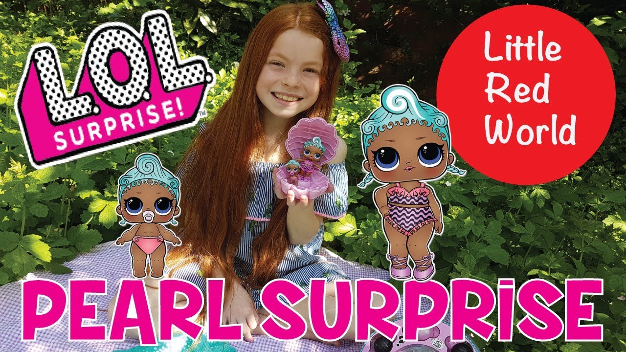LOL SURPRISE PEARL SURPRISE DOLL UNBOXING IN THE GARDEN!!! | Little Red ...