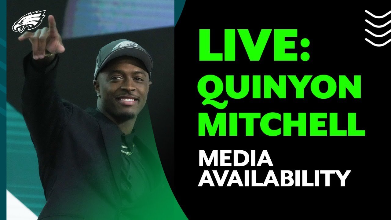 Quinyon Mitchell's first media availability in Philly after being ...