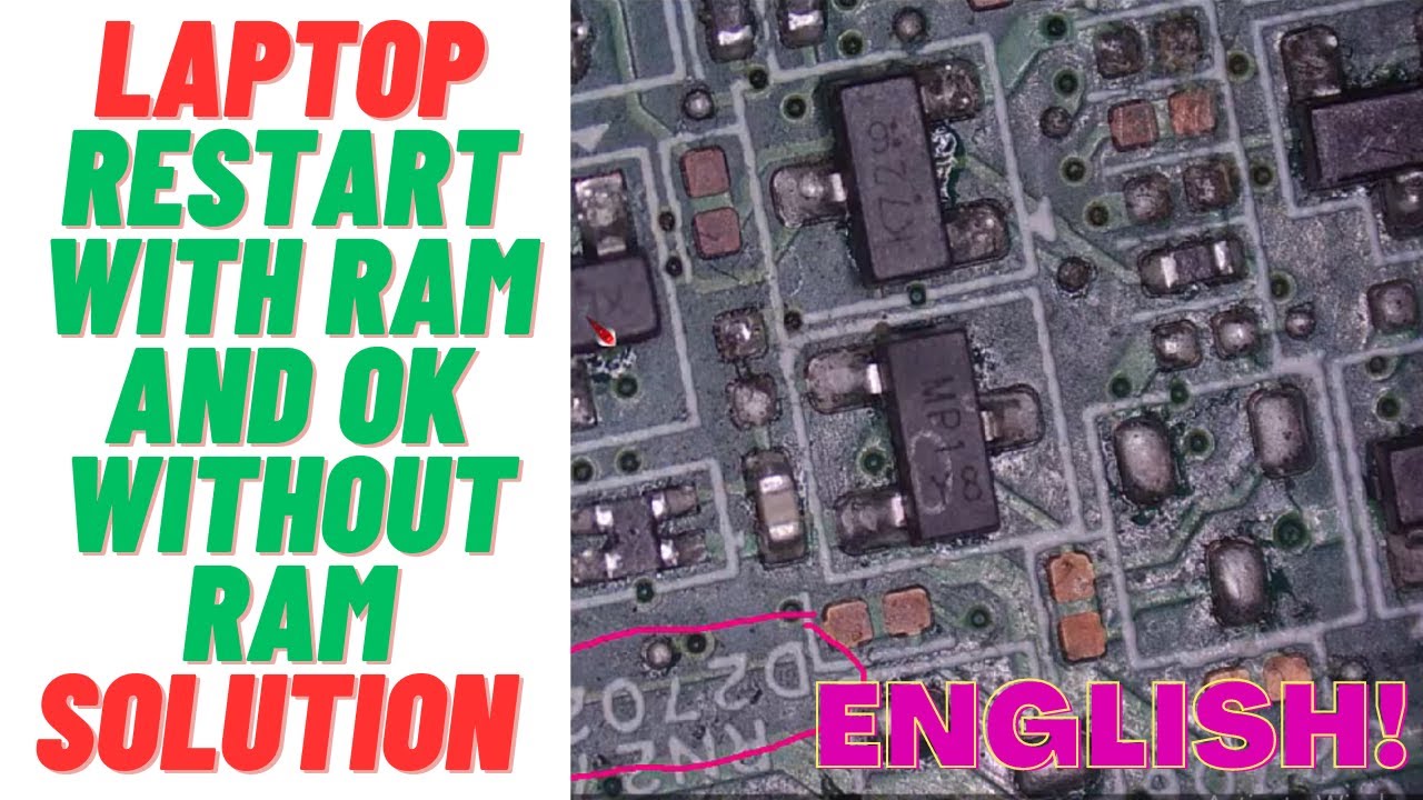 DELL Laptop Restart with RAM and ok Without RAM solution and Light ...