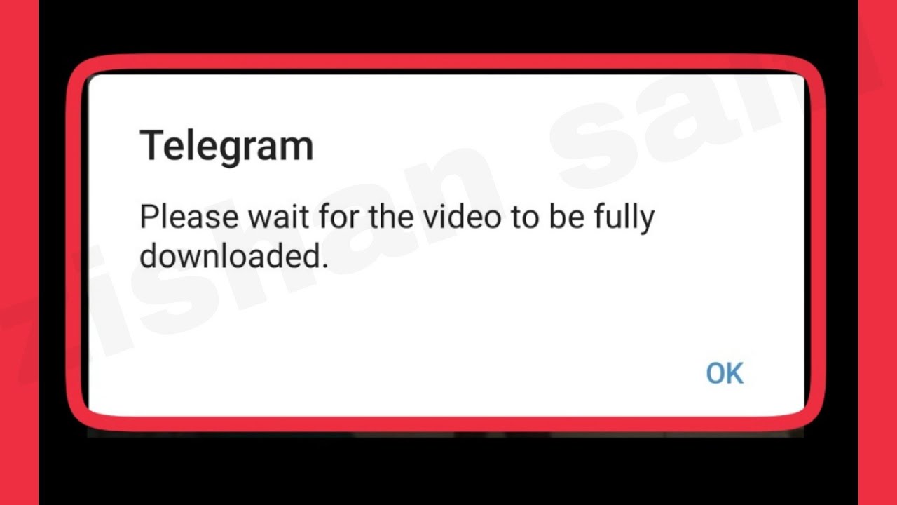 How To Fix Telegram Please wait for the video to be fully downloaded ...